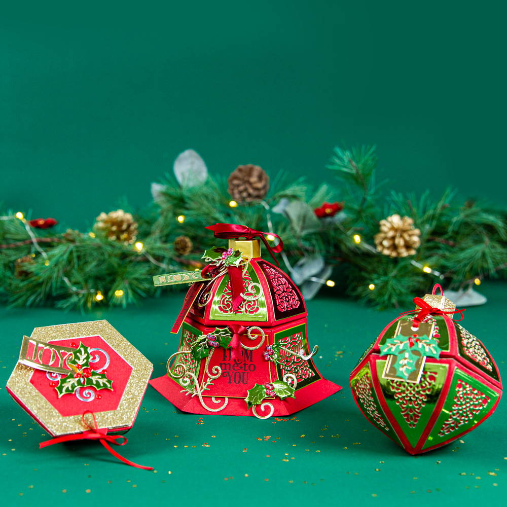 Tonic Craft Kit 73 - Christmas Bell & Baubles - Inspiration – Tonic Studios USA